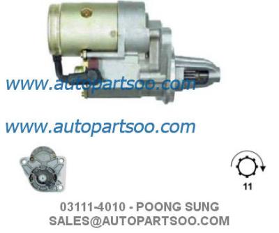 China 03111-4010 03111-4200 POONG SUNG Starter Motor 12V 2.2KW 11T MOTORES DE ARRANQUE for sale