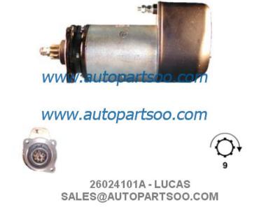 China 26024101A 0001401012 LUCAS Starter Motor 12V 3KW 9T MOTORES DE ARRANQUE for sale