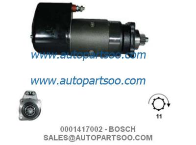 China 0001417002 4778060 - BOSCH Starter Motor 24V 6.6KW 11T MOTORES DE ARRANQUE for sale