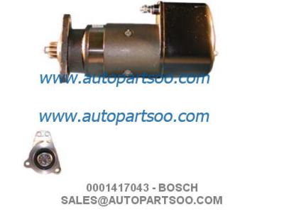 China 0001417043 - BOSCH Starter Motor 24V 6.6KW 9T MOTORES DE ARRANQUE for sale