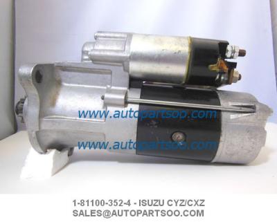 China 1-81100352-4 M009T81471 - ISUZU CYZ CXZ Mitsubishi Starter Motor 24V 7.0KW 11T for sale