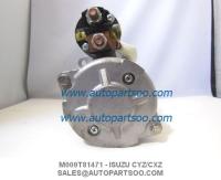 China 1-81100352-4 M009T81471 - ISUZU CYZ CXZ Mitsubishi Starter Motor 24V 7.0KW 11T for sale