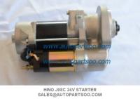 China Brand New J08C Starter Motor For Hino FD JO8C 2Bolt 24V for sale