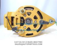 China 0350003930 8971243910 - Isuzu Marine Alternator 24V 30A Nikko Electric Maker 4BG1TMC for sale