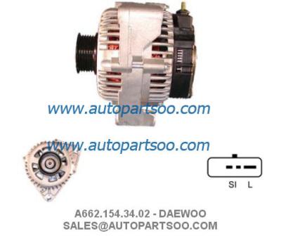 China A662.154.34.02 - DAEWOO Alternator 12V 90A Alternadores for sale