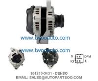 China 100211-6730 101211-3370 - DENSO Alternator 12V 50A Alternadores for sale