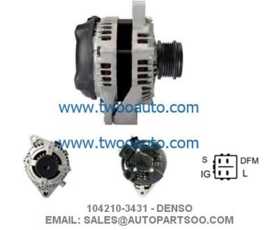 China 102211-2760 104210-3431 - DENSO Alternator 12V 100A Alternadores for sale
