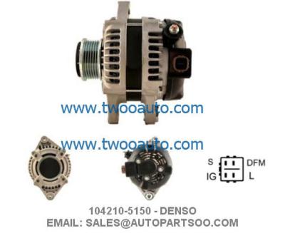 China 104210-5150 104210-4101 - DENSO Alternator 12V 115A Alternadores for sale