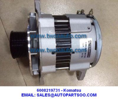 China 6008219731 - KOMATSU Alternator 24V 75A 600-821-9731 for sale