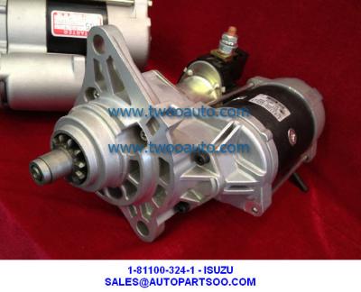 China 1-81100-324-0, 0-24000-3041 ISUZU 6HE1TC STARTER FOR ISUZU FORWARDER FRR FSR FTR 24V for sale