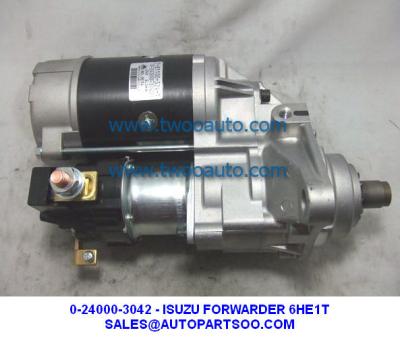 China 1-81100-324-0, 1-81100-324-1 ISUZU 6HE1TC STARTER FOR ISUZU FORWARDER FRR FSR FTR 24V for sale