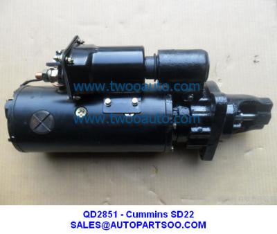 China 3021036, QD2815 - Cummins SD32 SD22 Bulldozer NTA855-C360 STARTER MOTORES DE ARRANQUE for sale