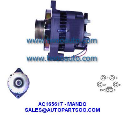 China AC165617 807653 80E7653T - MANDO Alternator 12V 65A Alternadores HYUNDAI 807653 for sale