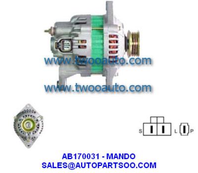 China AB170031 K954-18-300A - MANDO Alternator 12V 70A Alternadores for sale