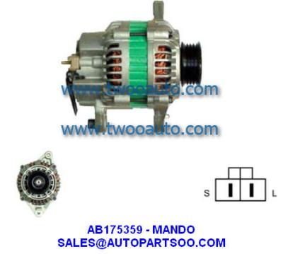 China AB175359 37300-43800 - MANDO Alternator 12V 75A Alternadores for sale