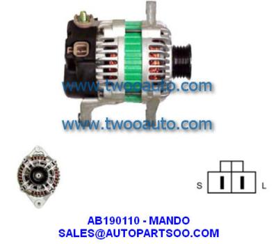 China AB190110 LRA02314 AB190111 - MANDO Alternator 12V 90A Alternadores for sale