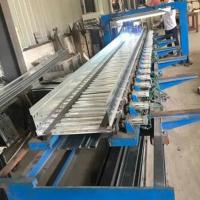 China Silvery Corrugated Cable Tray 200mm High Strength Corrosion Resistant for sale
