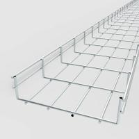 China Standard / Customized Grid Cable Tray Manufacturer Silvery Color for sale