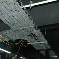 China Light Load Grid Cable Tray Rectangular / Square Wire Cable Tray for sale