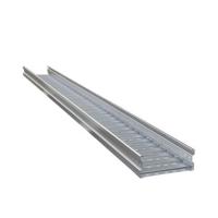 China Durable Black Powder Coated Cable Tray With Excellent Fire Resistance for sale