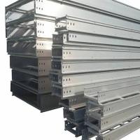 China Black Rectangle Stainless Steel Cable Tray Customized Size ISO9001 approved for sale