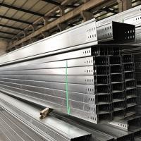 China Trough Type Stainless Steel Cable Tray Max. 40kg/M2 Silver Customized Size for sale