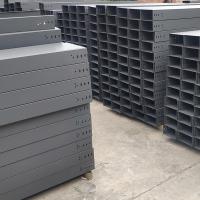 China Fireproof Rectangle Offshore Cable Tray Galvanized With Bolt Connection for sale