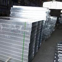 China Hot dip Galvanized Trough Type Cable Tray Customized Bending Radius for sale