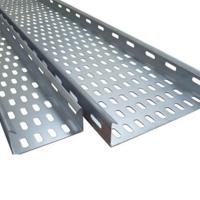 China UV Resistant Rectangular Perforated Gi Cable Tray Size Customized for sale