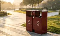 China AI Control Smart Waste Bin Sensor Lid Intelligent Trash Can Smoke Alarm for sale