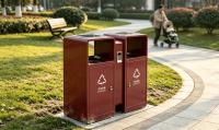 China AI Control Smart Waste Bin Sensor Lid Intelligent Trash Can Smoke Alarm for sale