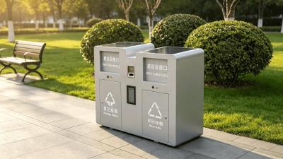 China Full Load Reminder Smart Waste Bin Customizable Solar Powered Garbage Cans for sale
