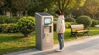 China Mosquito Elimination Solar Powered Smart Garbage Bin Customizable Sensor Activated Trash Can Full Load Reminder for sale