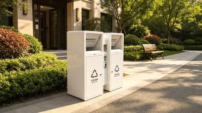 China Park Solar Powered Trash Can Double Bin Smart Garbage Can Phone Charging for sale