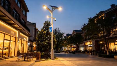 China LED Display Screen Smart Street Light Pole Smart Lighting Smart Light Pole IP65 for sale