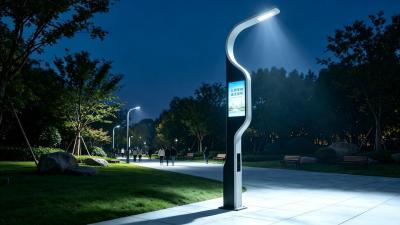 China Air Quality Smart Street Light Pole Environmental Monitoring Smart Street Lamp for sale