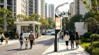 China Emergency Call Smart Street Light Pole One Key SOS Smart Pole Light for sale