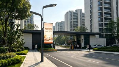 China PTZ Camera Smart City Light Poles ISO 9001 Smart Lighting Poles for sale
