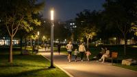 China Two Wheeler Charging Smart Road Lighting E Bike Charging Smart City Pole for sale