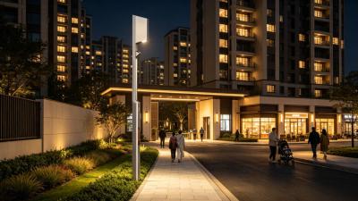 China Public Address Smart Street Light Pole Smart Speaker Broadcasting Smart Pole Street Lighting for sale