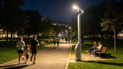 China 2.5 m - 12 m Smart Street Light Poles Customizable Smart Pole For Smart City for sale