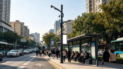 China Public Safety Smart City Light Pole Customizable IOT Based Smart Street Light IP65 for sale