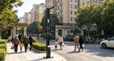 China IP65 Intelligent Street Light Electric Scooter Charging Smart Street Light Poles for sale