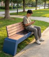 China Community Smart Urban Furniture Wireless Charging Smart City Furniture With Phone Charging for sale