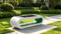 China Campus Intelligent Bench Bluetooth Audio Solar Powered Smart Bench With Speaker System for sale