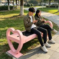 China Bluetooth Speaker Smart Solar Powered Bench USB Charging Solar Bench Charging Station Smart Lighting for sale