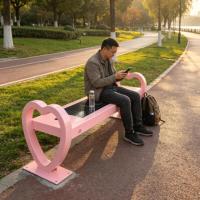 China Bluetooth Speaker Smart Solar Powered Bench USB Charging Solar Bench Charging Station Smart Lighting for sale