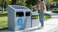 China Photovoltaic Urban Planter Boxes Remote Control Outdoor Commercial Planter Boxes for sale