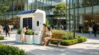 China Monitoring Smart Planter Box Data Analysis Outdoor Flower Boxes With Auxiliary Lighting for sale