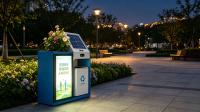 China Light Energy Charging Outdoor Plant Boxes Smart Positioning City Planter Boxes for sale